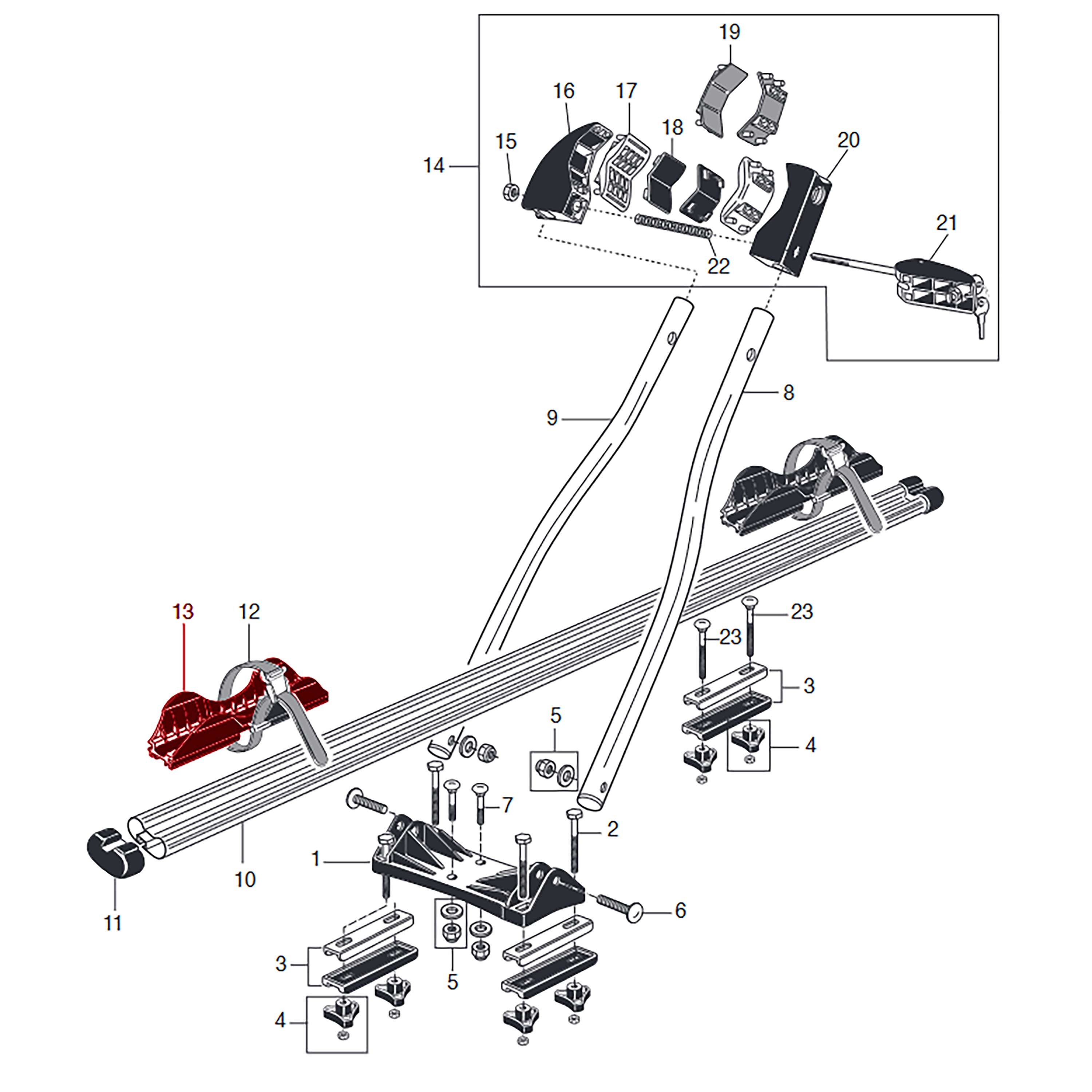 Peruzzo Support roue arriere - pv toit roma sherpa à 9 € en ligne ou ...